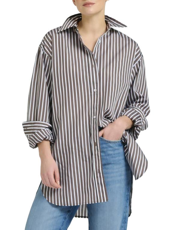 SHIRTY Stripe Boyfriend Shirt